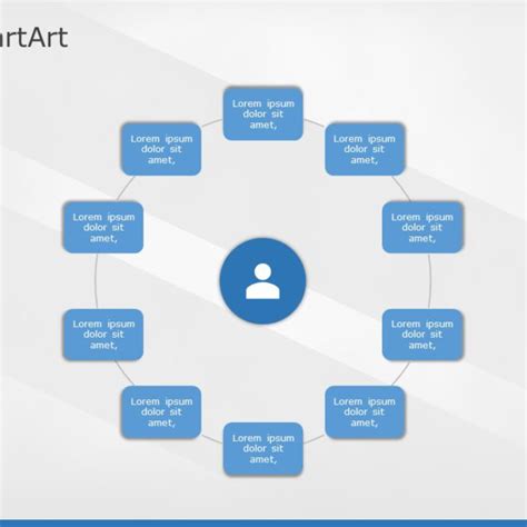 SmartArt Cycle Non Directional Cycle Steps