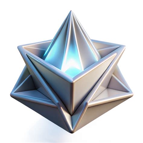 Abstract 3d Geometric Star Shape A Dynamic Depiction Of A Star Shape