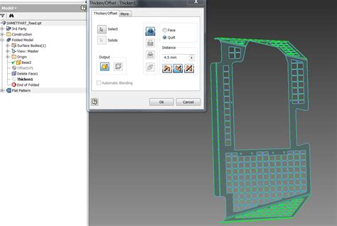 Solved Imported Stp File Flat Pattern Autodesk Community