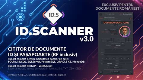 Idscanner V30 Baze De Date Si Restapi Youtube