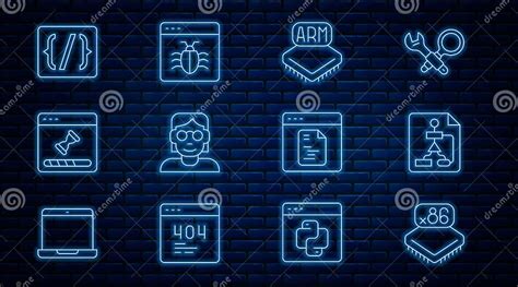 Configurar El Procesador De Línea Con Microcircuitos Cpu Flowchart Hacker Coder Cargar La