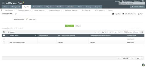 Windows Group Policy Reports Active Directory Gpo Reporting Tool
