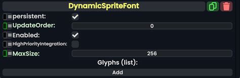 Component DynamicSpriteFont Resonite Wiki