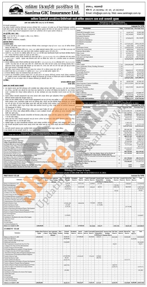 Sanima Gic Insurance Limited Has Announced Its 7th Agm Going To Be Held