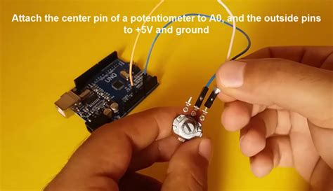 Arduino Analogread Serial With Potentiometer 5 Steps With Pictures Instructables