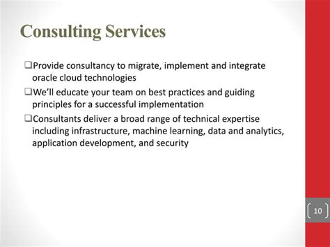 Oracle Cloud Infrastructure Ppt