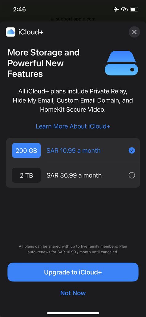 Icloud Storage Option Doesnt Show R Applehelp