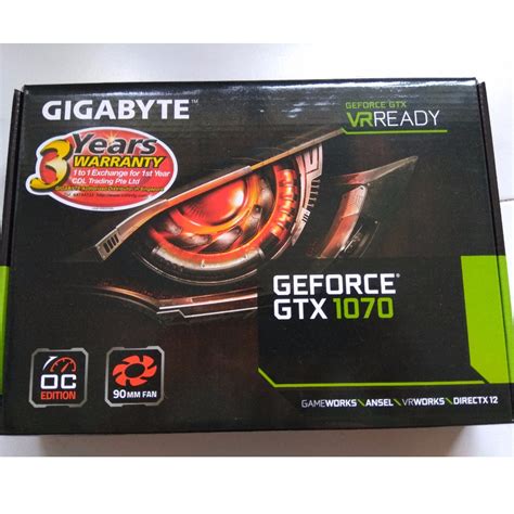 New Gigabyte Gtx 1070 Mini Itx 8gb Local Warranty Computers And Tech Parts And Accessories