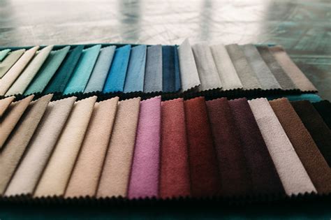 다채로운 벨루어 섬유 샘플 컬렉션 소파와 안락의자를 위해 디자인 된 직물 패브릭 텍스처 배경 0명에 대한 스톡 사진 및 기타 이미지 Istock