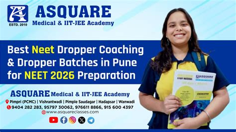 Best Dropper Batch For Neet 2026 In Pune Asquare Classes