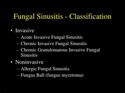 Ppt Fungal Sinusitis An Overview Powerpoint Presentation Free Download Id 343185