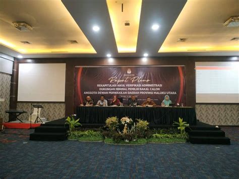 7 Bakal Calon Dpd Maluku Utara Terancam Gugur