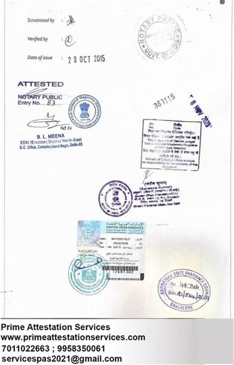 Uae Embassy Attestation Services At ₹ 5500certificate In New Delhi
