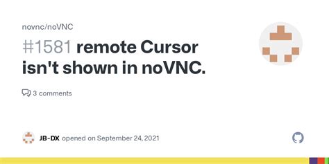 Remote Cursor Isn T Shown In NoVNC Issue 1581 Novnc NoVNC GitHub