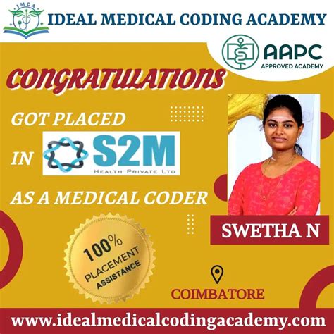 Congratulations Swetha N 💐💐 Ideal Ideal Medical Coding