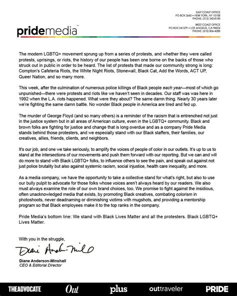Pride Media Proudly Stands With Black Lives Matter