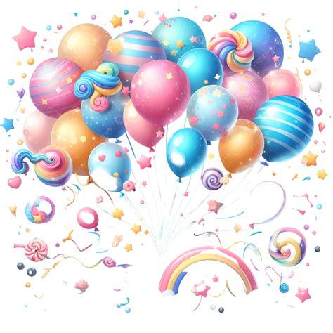 Fondo De Pantalla De Casa Con Globos Flotantes