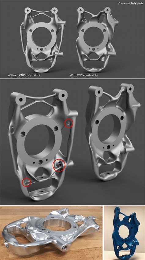 Left Unconstrained Topology Optimization Of Race Car Upright With