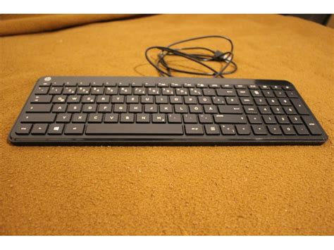 Hp Wired Black Slim Keyboard Model Sk 2028 74272037