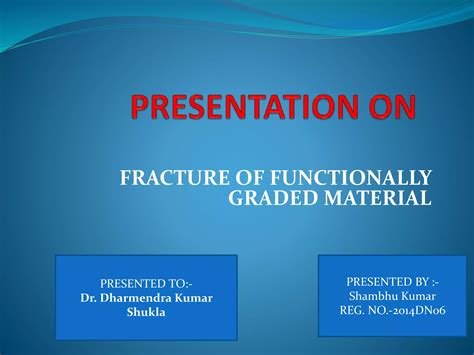 Functionally Graded Material Pptx