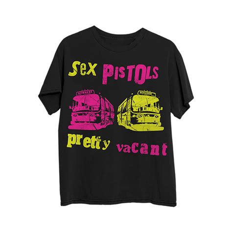 Pretty Vacant Dont Care T Shirt Sex Pistols Official Store