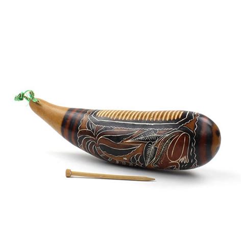 Instrument Traditional Gourd Guiro And Shaker St Clares