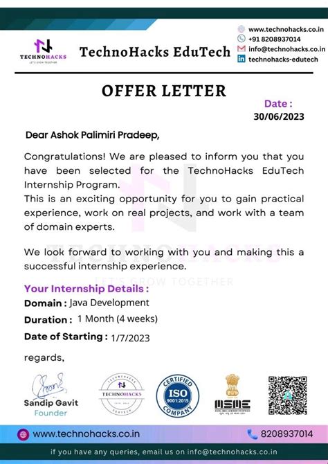 ashok palimiri pradeep on linkedin technohacksedutech