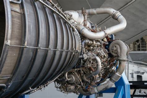Close Up Of Rocket Engine Components Stock Image Image Of Engine Propulsion 387509359