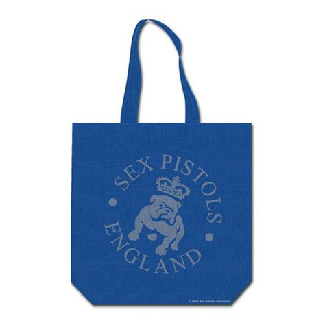 Sex Pistols God Save The Queen Blue Tote Bag Ã‚Â¦ Eyesore Merch