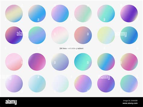 Set Of Vector Gradients Modern Combinations Of Colors And Shades Stock Vector Image And Art Alamy