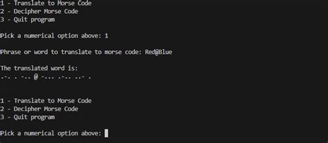 Morse Code Translator