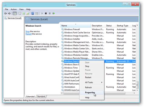 Windows Disable Search Indexing