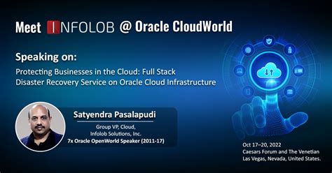 Satyendra Pasalapudi☁ On Linkedin Ocw22 Cloudworld 11 Comments