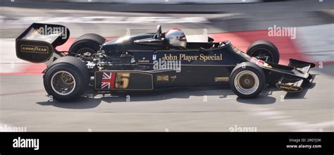 The Lotus 77 John Player Special At The Long Beach Grand Prix Driven