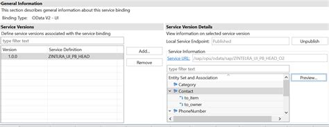 Service Binding Preview Button Not Working For On Sap Community