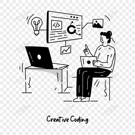손 코딩 Png 일러스트 및 벡터 이미지 무료 다운로드 Lovepik