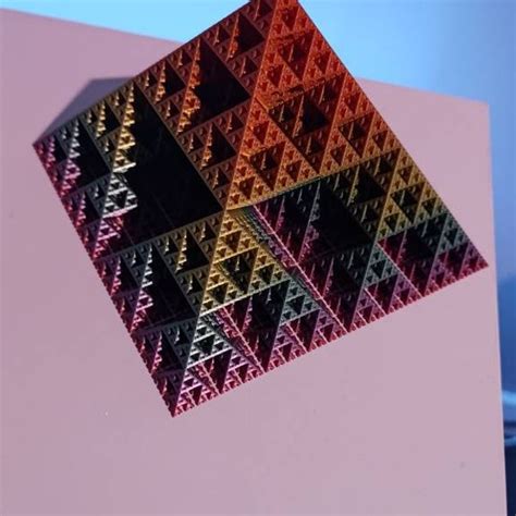 Fractal Pyramid Sierpinski Octahedron Sierpinski Triangle Etsy