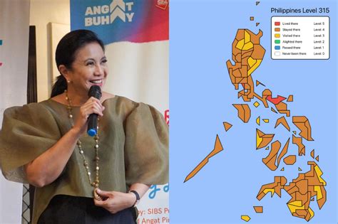 Robredo Shares Own Version Of My Philippines Travel Level Online Map