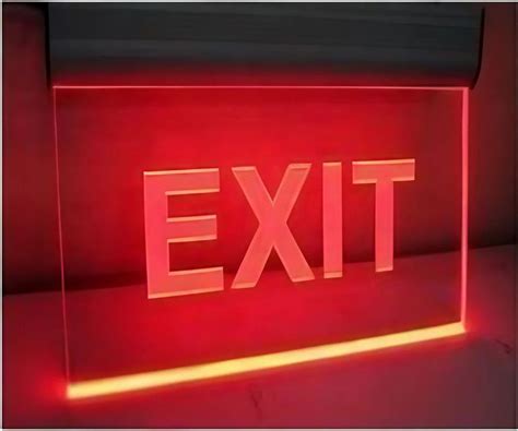 Exit Signage In India