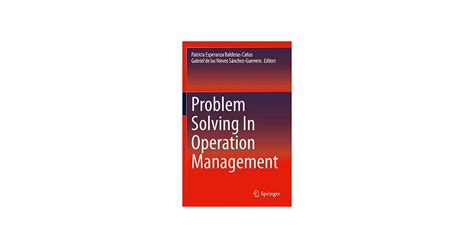 博客來 Problem Solving In Operation Management