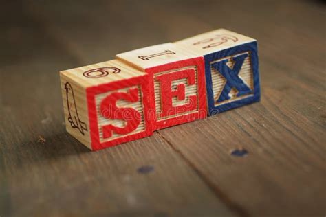 Sex Wood Blocks Stock Image Image Of Headline Block 23498295