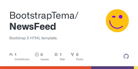 Github Bootstraptemanewsfeed Bootstrap 3 Html Template