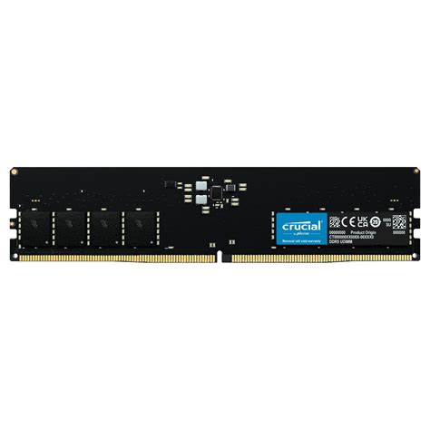 Crucial Ddr5 32 Go 4800 Mhz Cl40 Mémoire Pc Ldlc Muséericorde