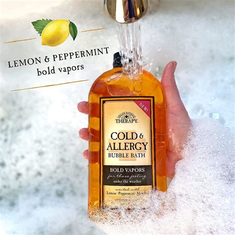 Village Naturals Therapy Cold And Allergy Bubble Bath 20 Oz Pack Of 4