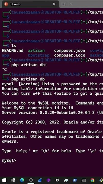 Access Mysql Server From Laravel Laravel Youtube