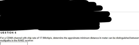 Solved Question 2 In A Ds Cdma System An Input Data Stream