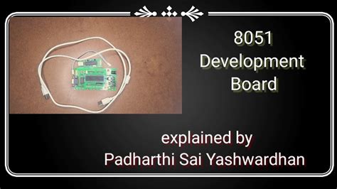 8051 Microcontroller Board Explained 8051 Tutorial 1 Youtube