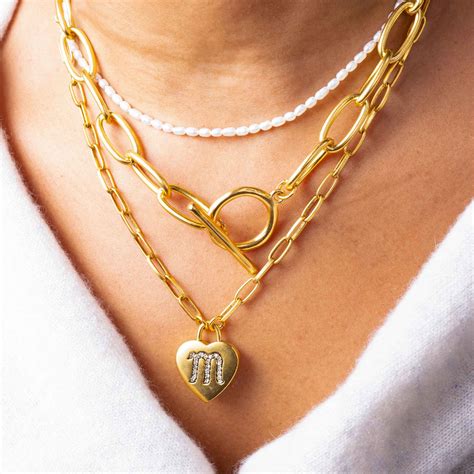 Mae Toggle Chain Necklace Sequin