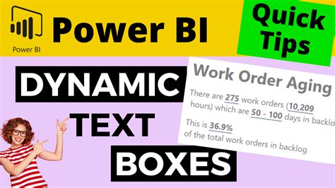 QT 66 Integrate Measures Into The Standard Power BI Text Box To Create Dynamic Titles