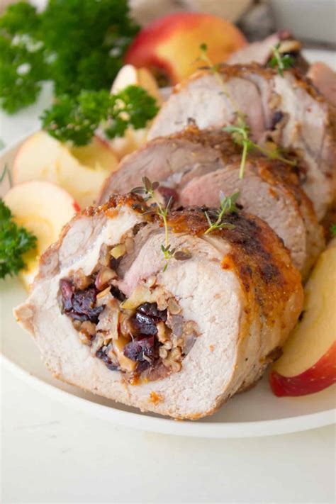 Roast Pork Loin With Apples